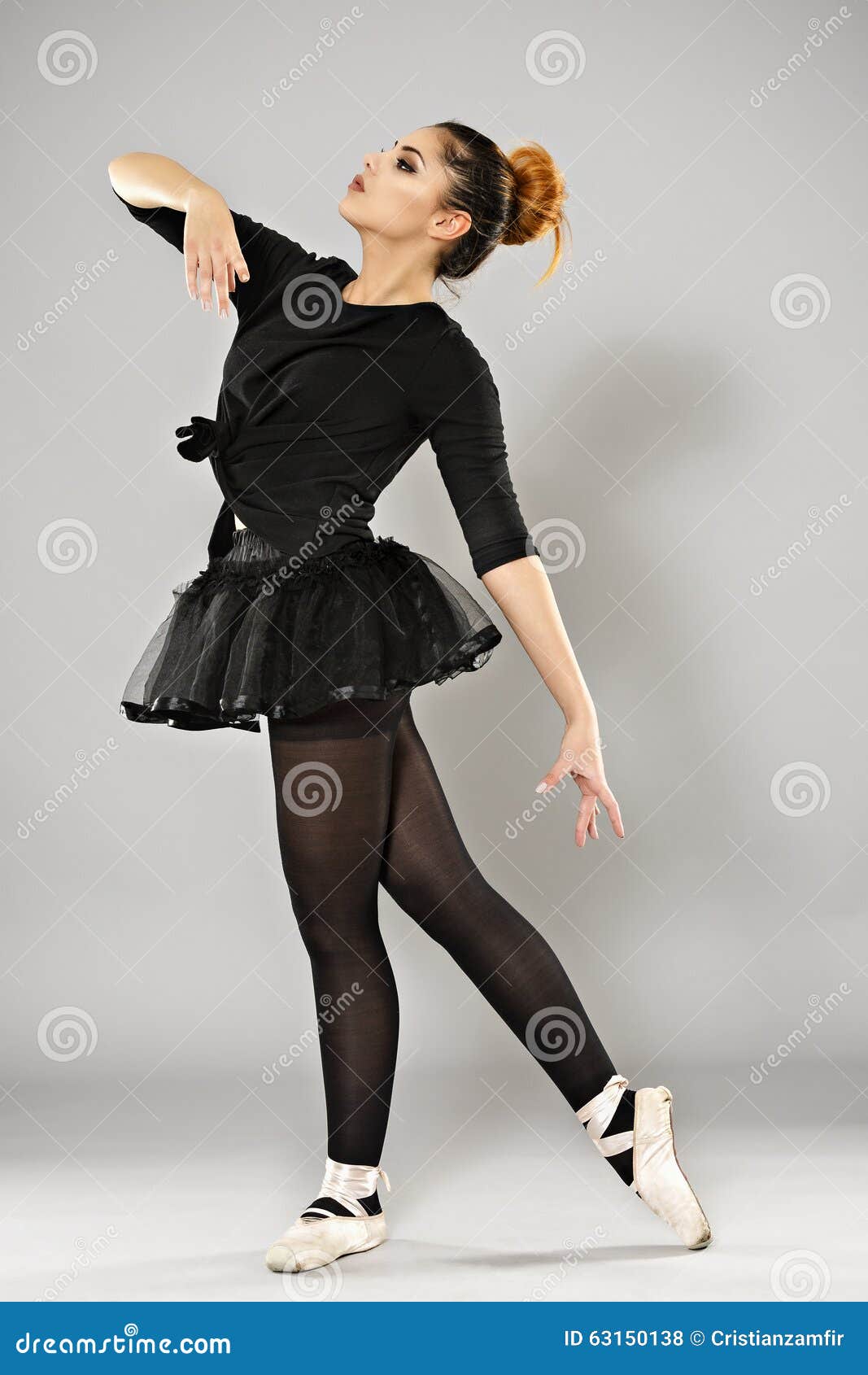 Professional Female Ballet Dancer Stock Photo - Image of classical ...