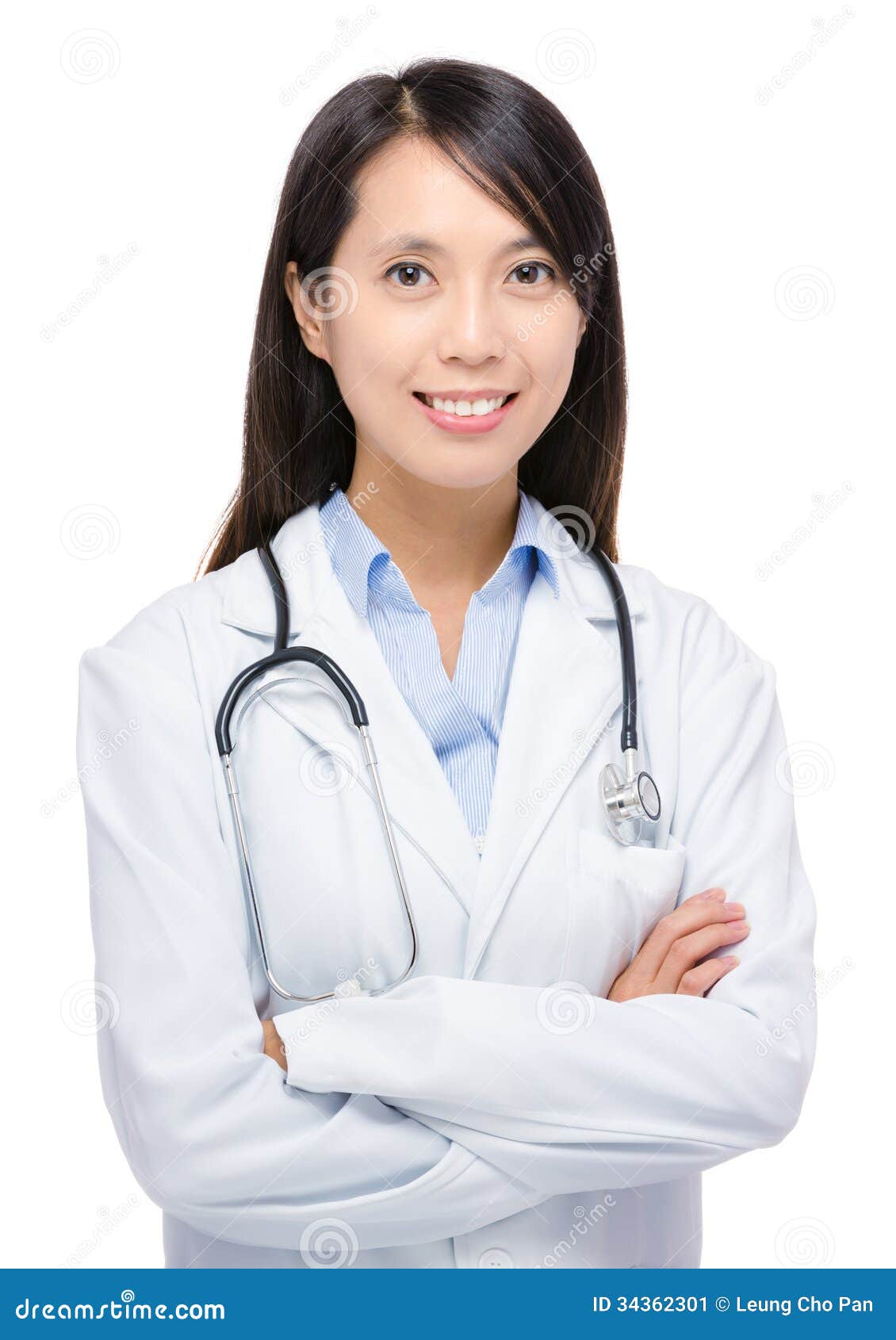 Professional female doctor stock image. Image of stethoscope - 34362301