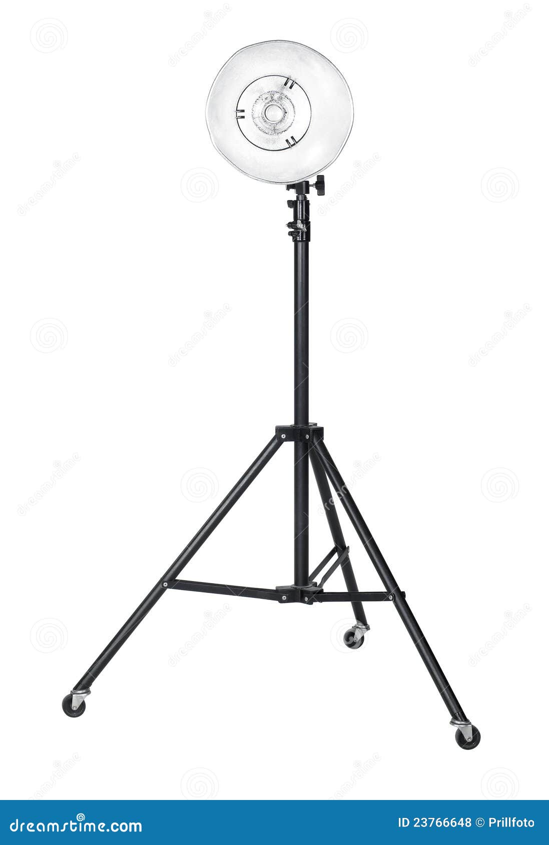 Professional Flashlight on Tripod Stock Photo - Image of impulse ...