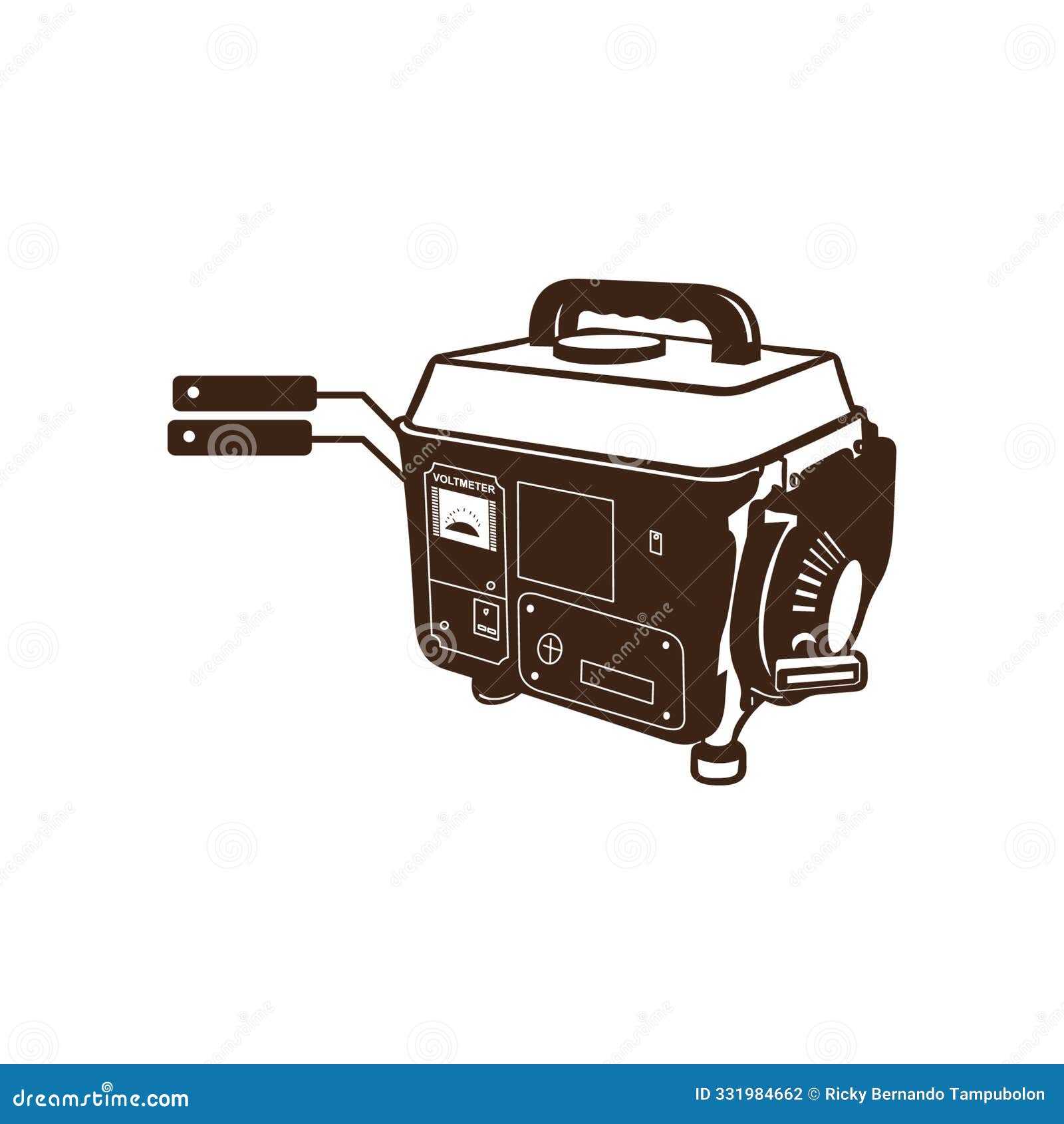 Generator Vector Power Generating Portable Gasoline Petrol Fuel Energy ...