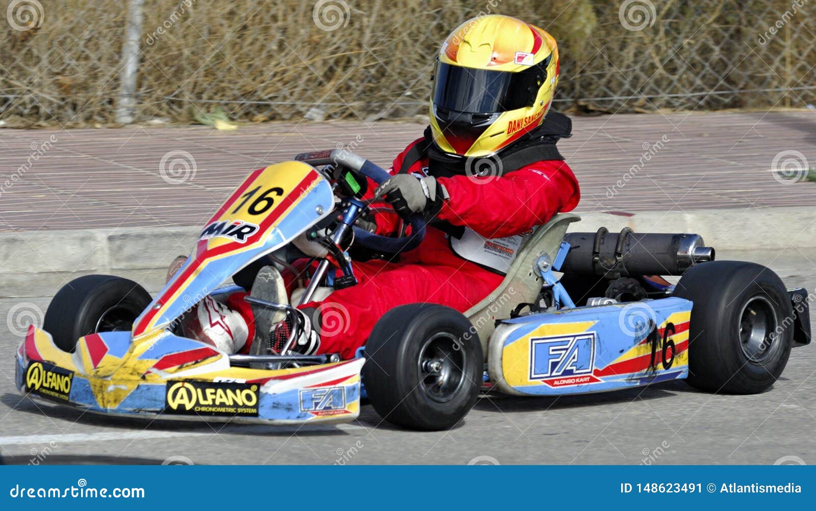 Professional Go Kart Racing Editorial Photo - Image of concentration ...