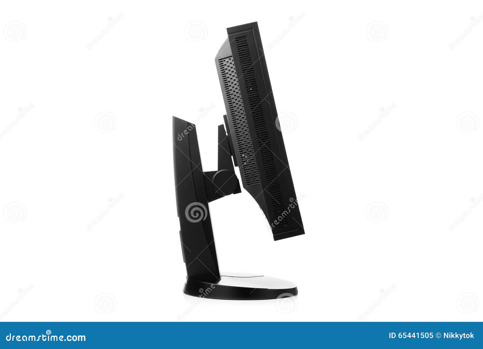 Professional Graphic Monitor, Side View Stock Image - Image of ...