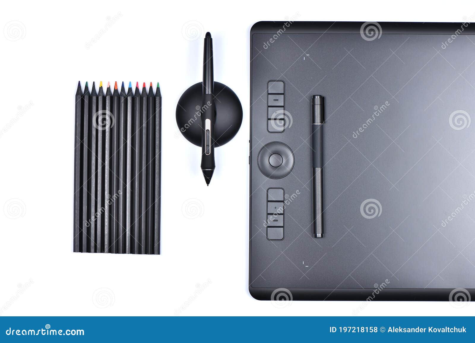 Professional Graphics Tablet Stock Photo - Image of draw, digital ...