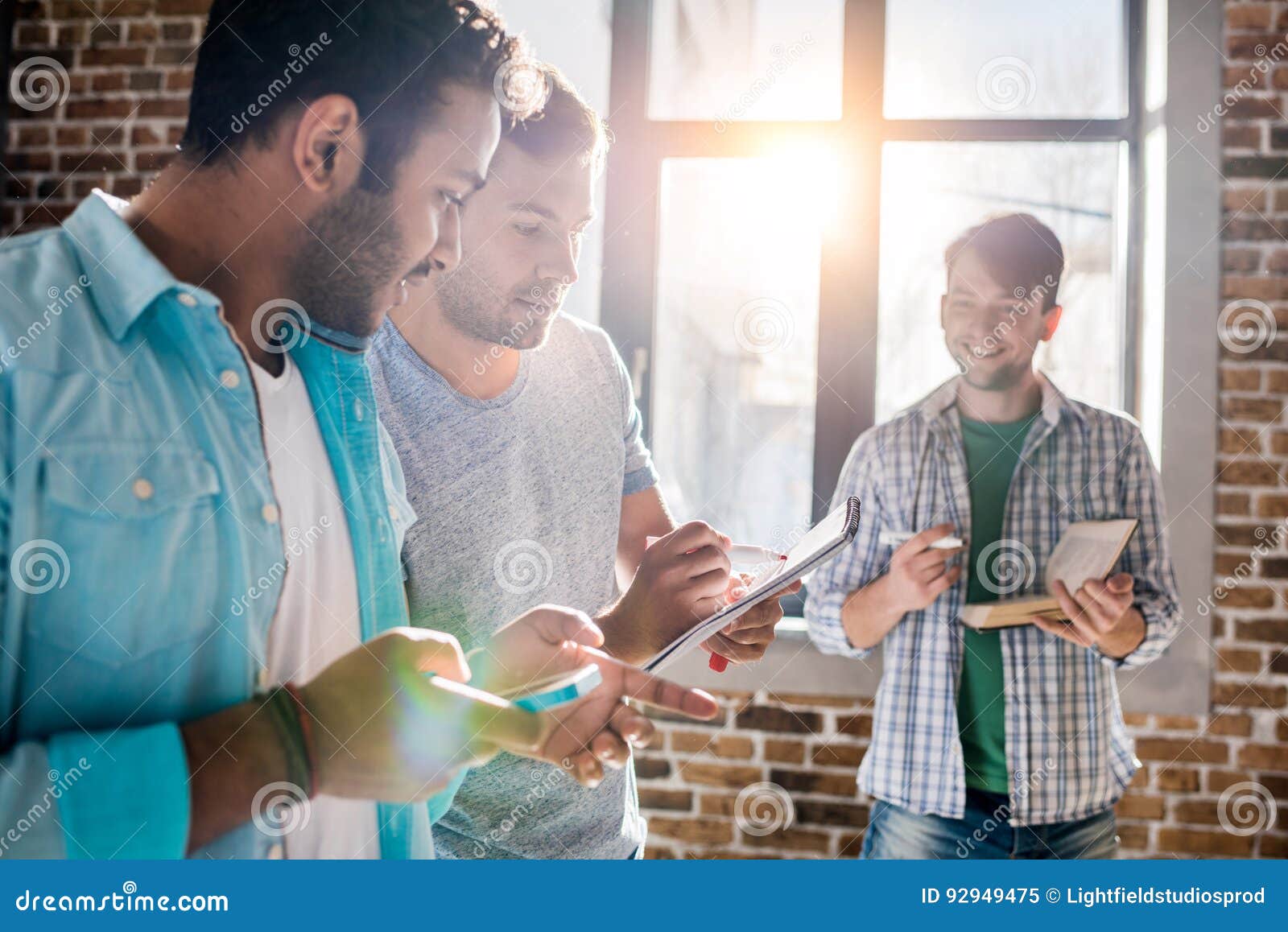 Professional Group Working on New Business Project in Small Business ...