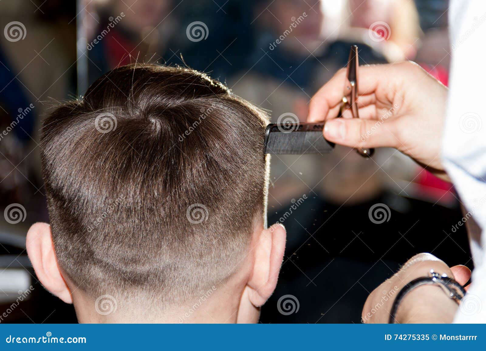 Professional hair-cut stock image. Image of hobby, fresh - 74275335