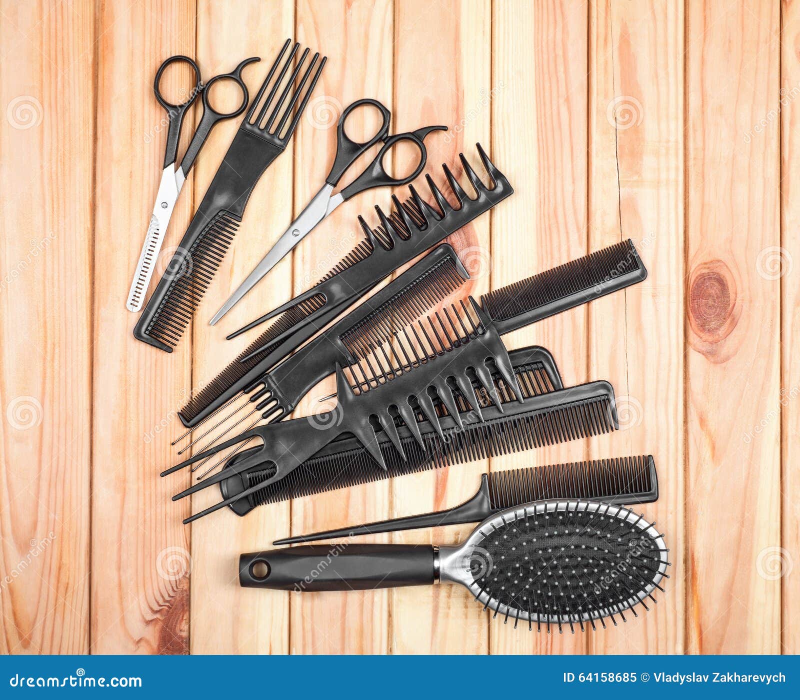 Professional Hairdresser Tools Stock Image - Image of scissors, haircut ...