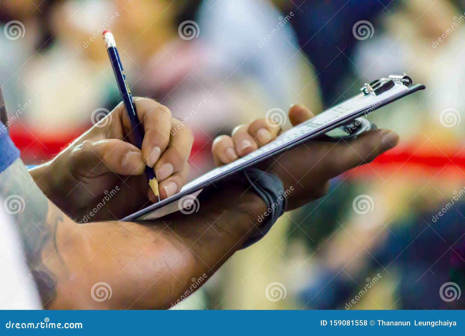 Professional Hand Checklist and Check Time Stock Photo - Image of ...