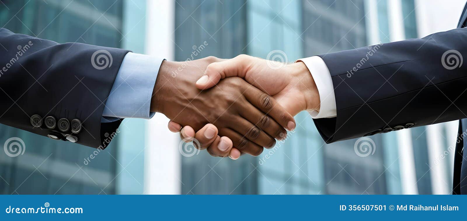 Professional Handshake Symbolizing Agreement And Trust This Image ...