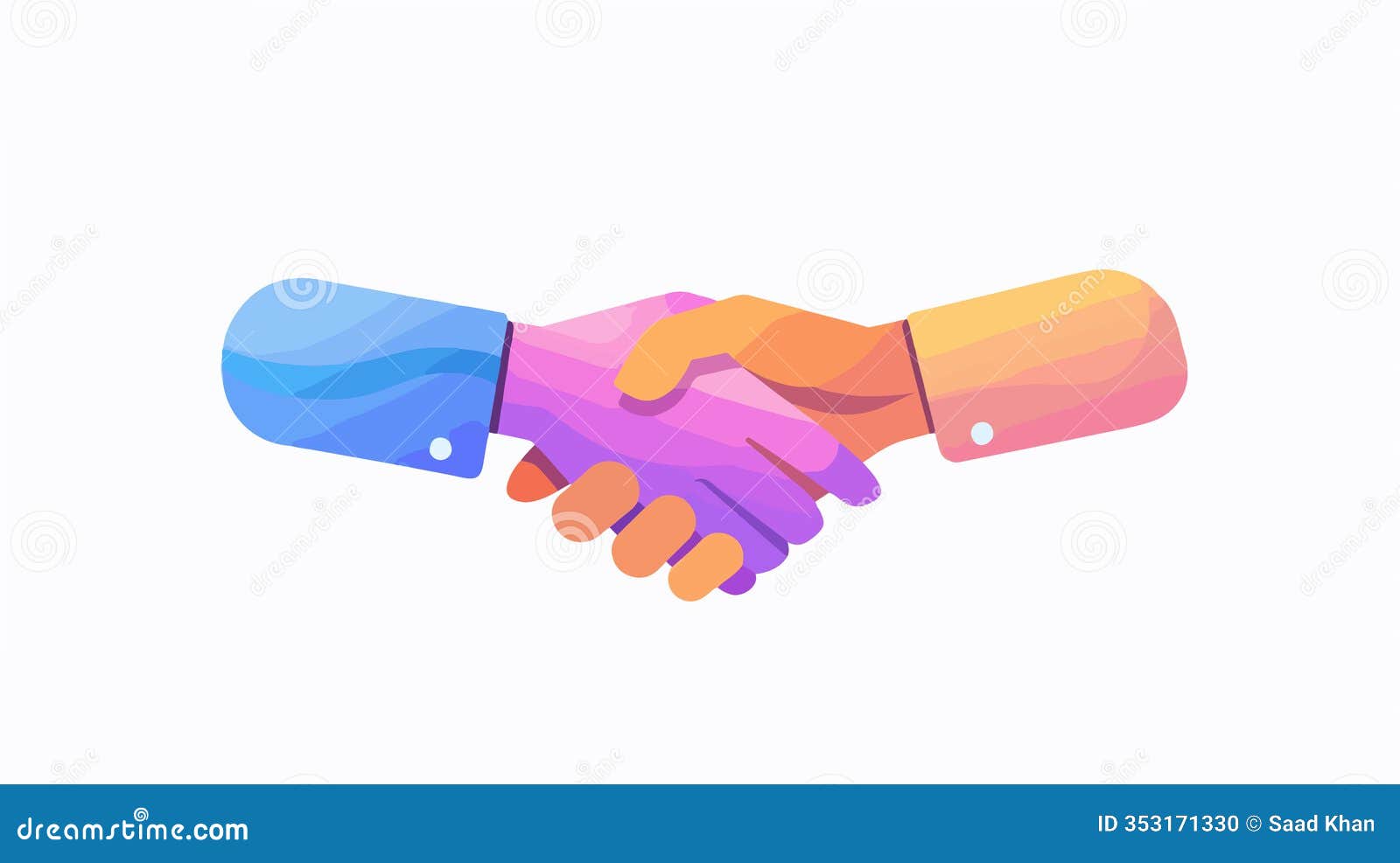 Professional Handshake Icon for Interaction Designs Stock Vector ...