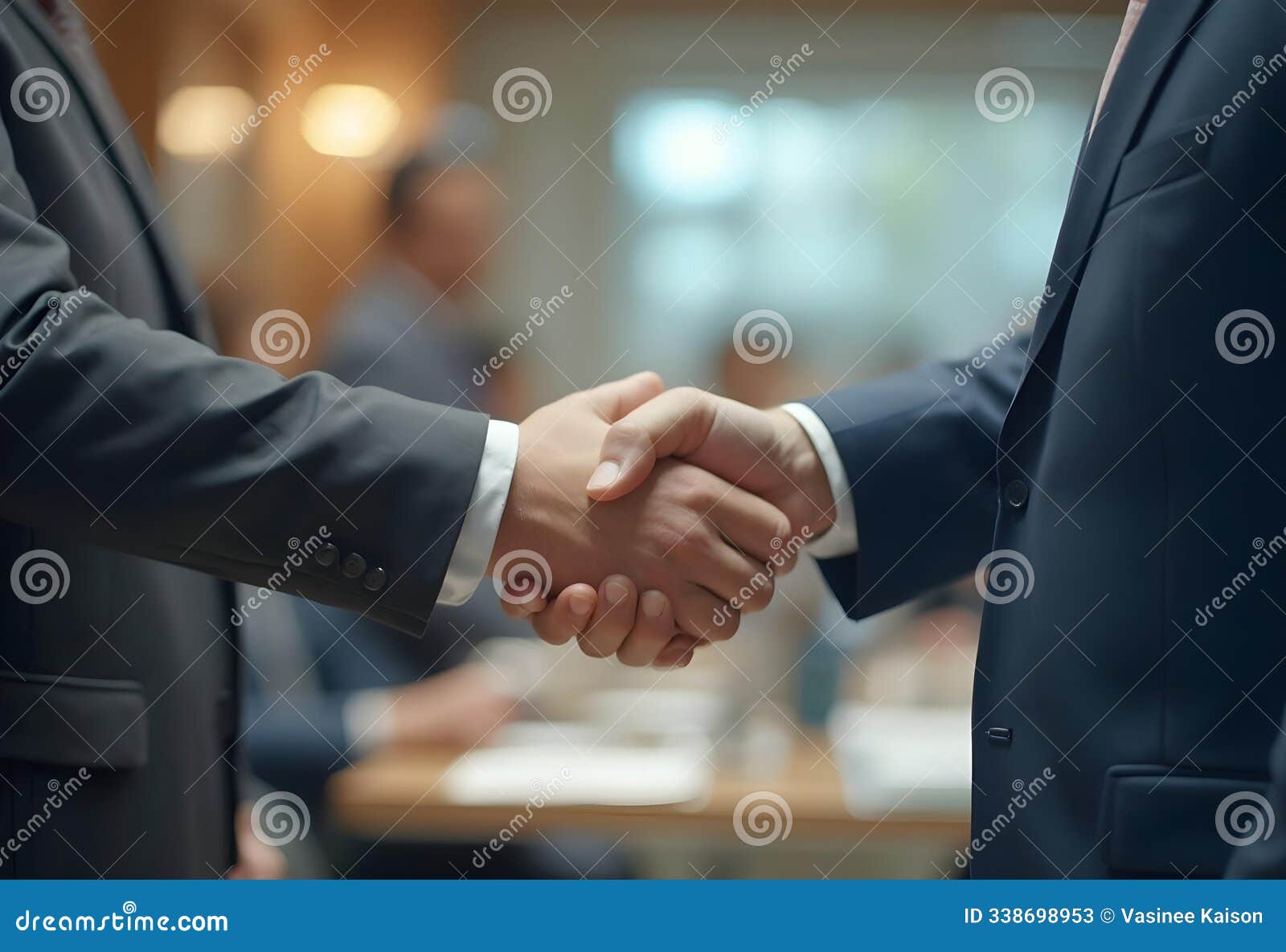 Professional Handshake Symbolizes Partnership and Collaboration Stock ...