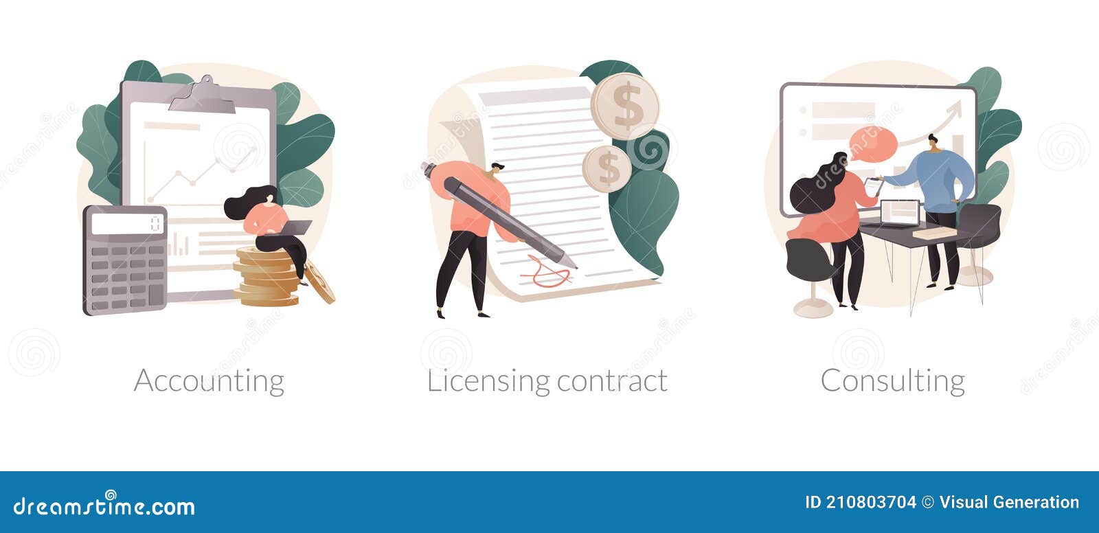 Professional Help Abstract Concept Vector Illustrations. Stock Vector ...