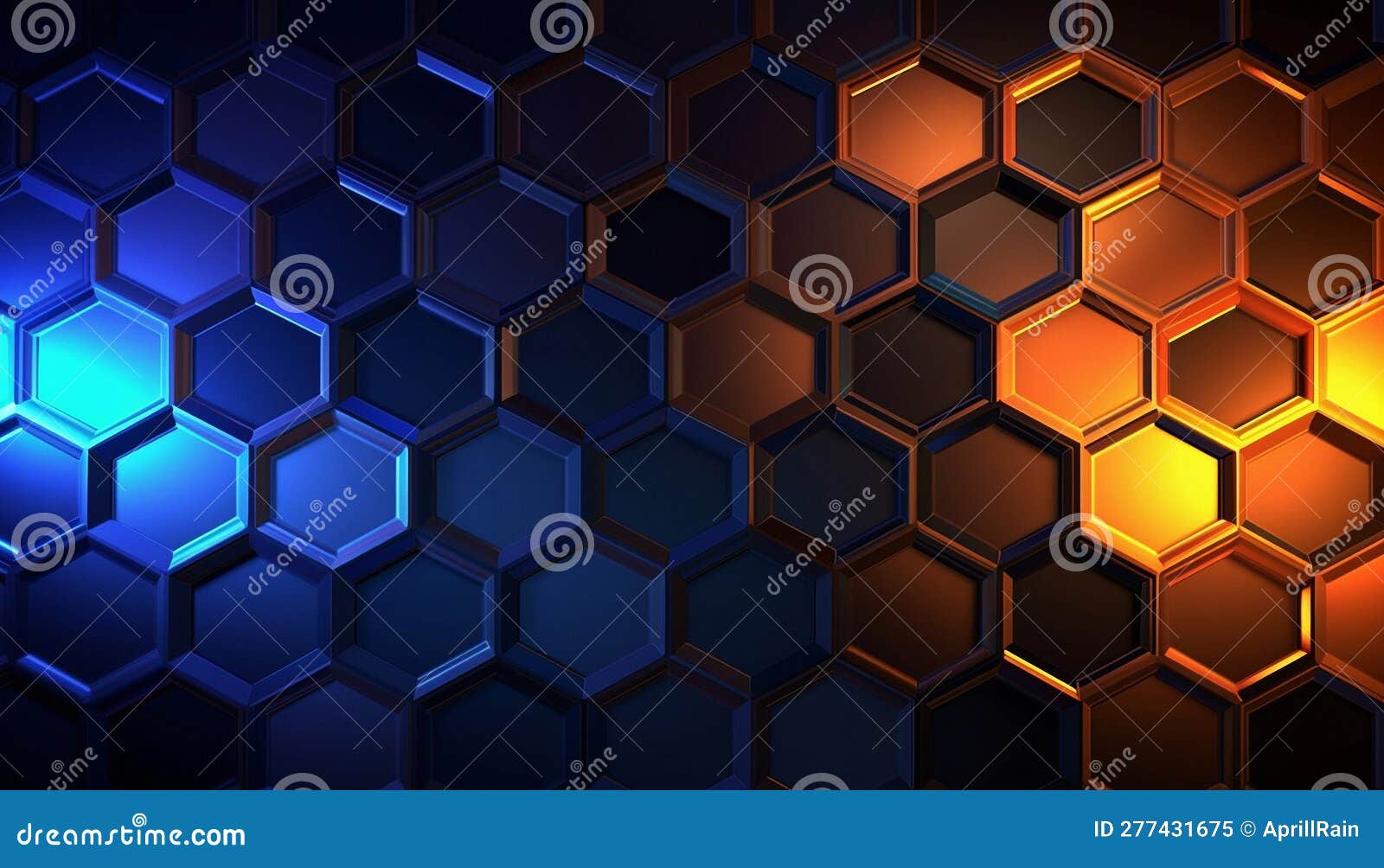Professional Hexagonal Background Stock Illustration - Illustration of ...