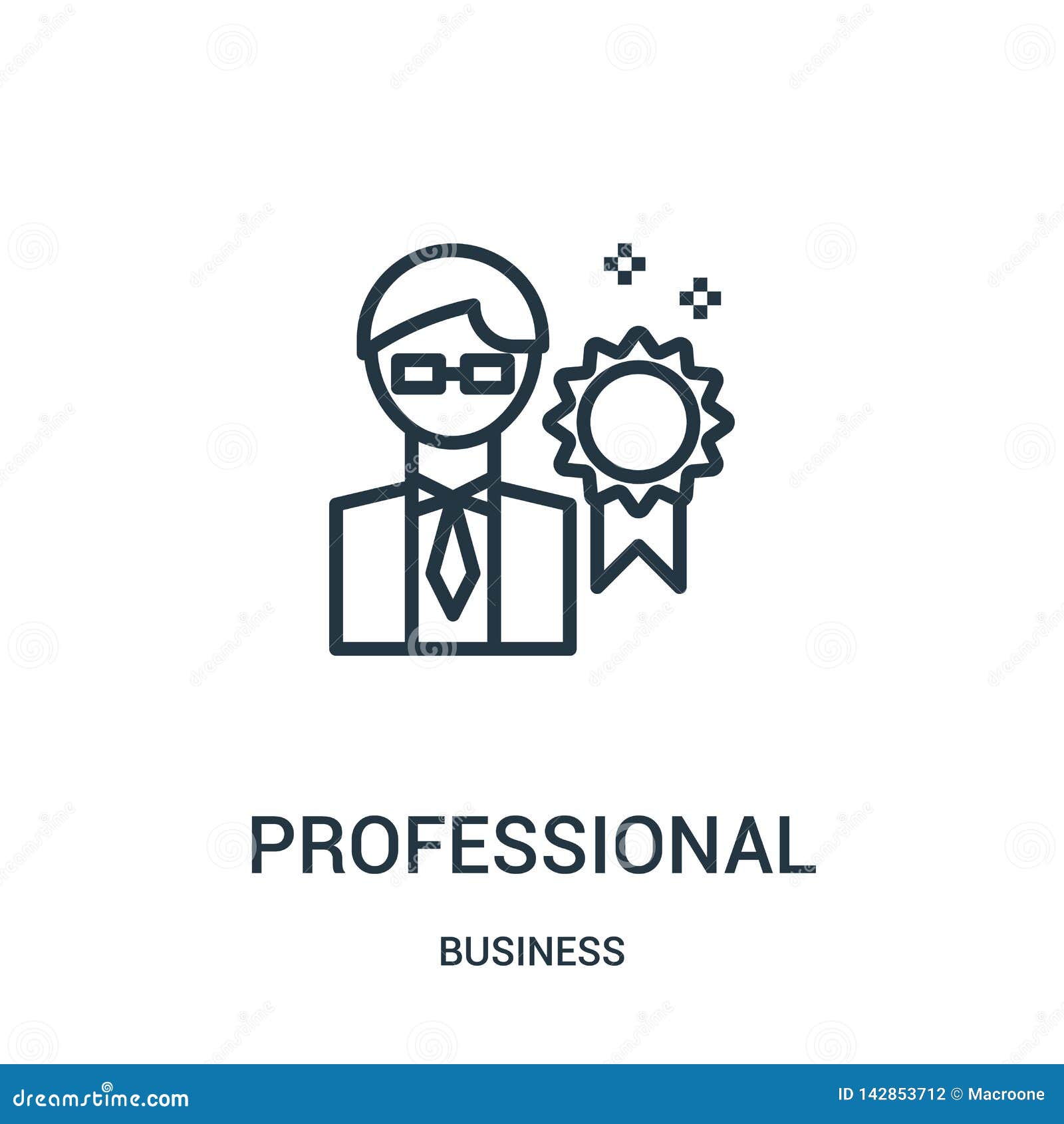 Professional Icon Vector from Business Collection. Thin Line ...