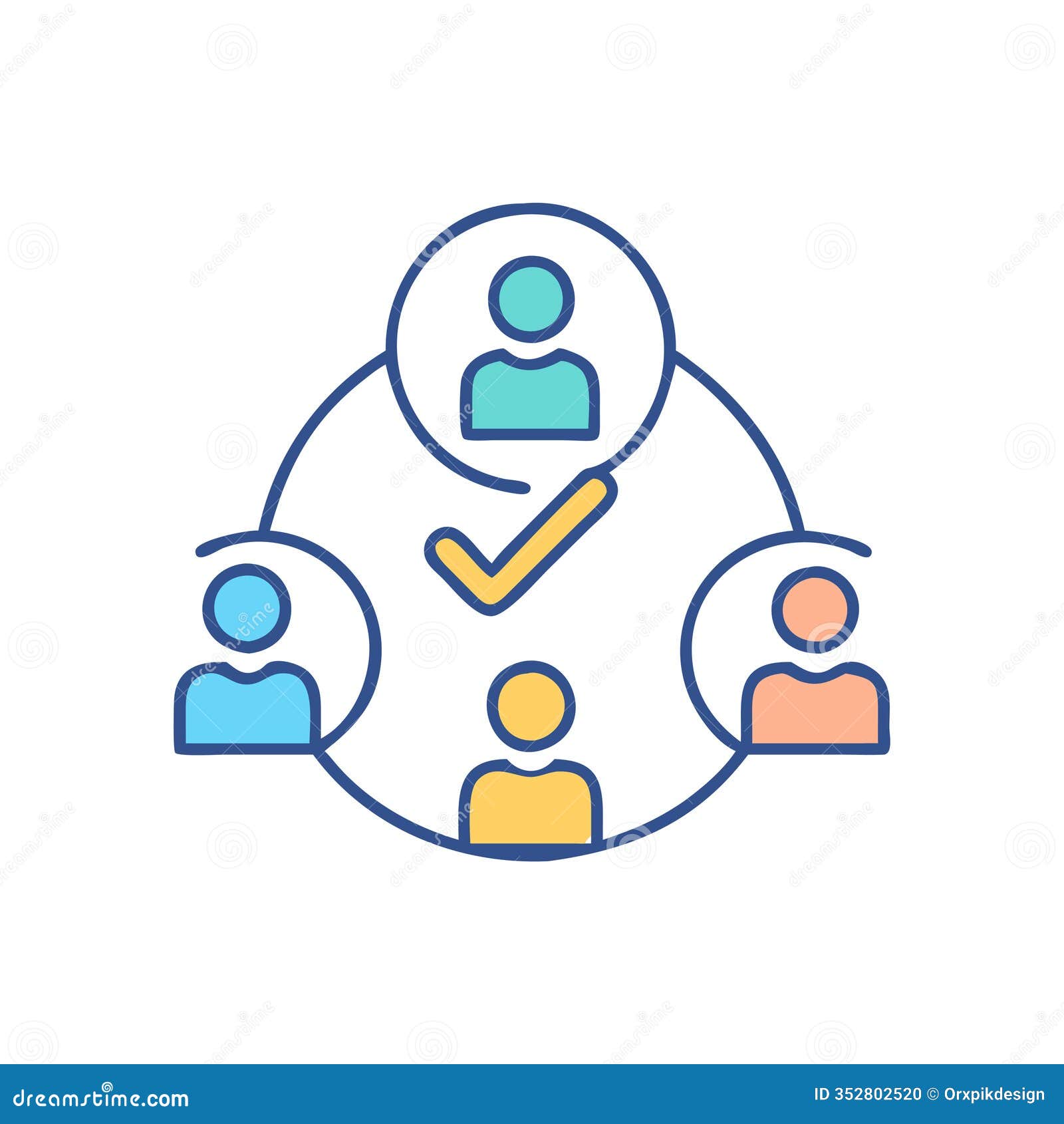 Professional Icons for Stakeholder Engagement Stock Vector ...