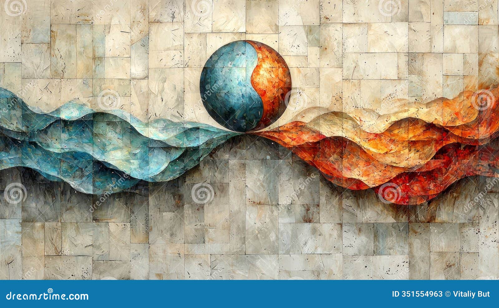 Professional Illustration Showcases Modern Interpretation of Yin Yang ...