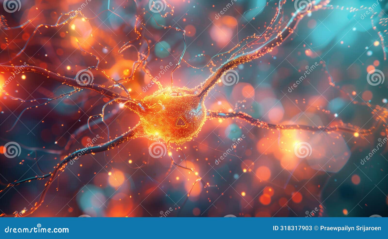Professional Image Depicting the Complexity of the Human Nervous System ...