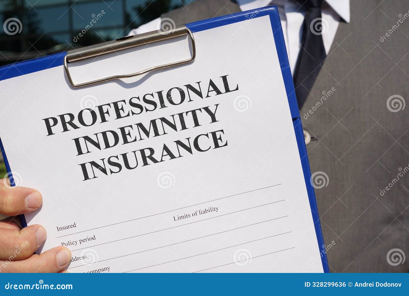 Professional Indemnity Insurance is Shown Using the Text Stock Photo ...