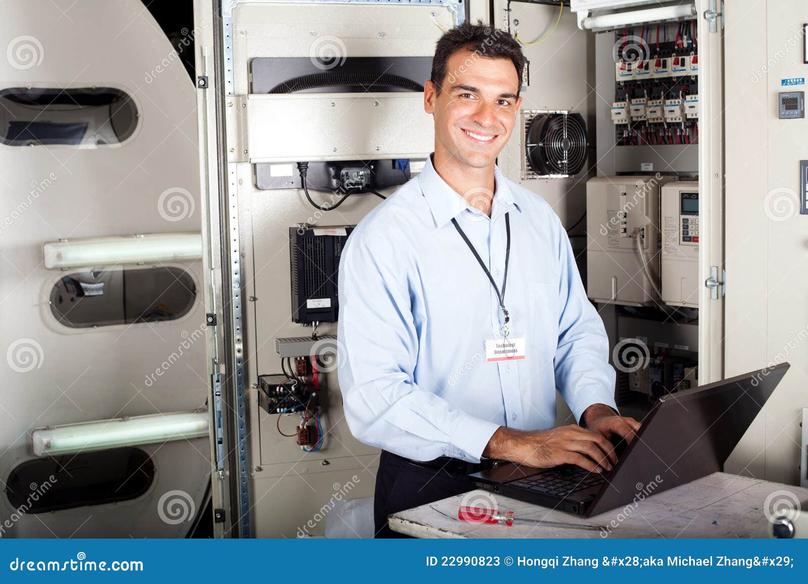 Professional Industrial Technician Stock Image - Image of formal ...