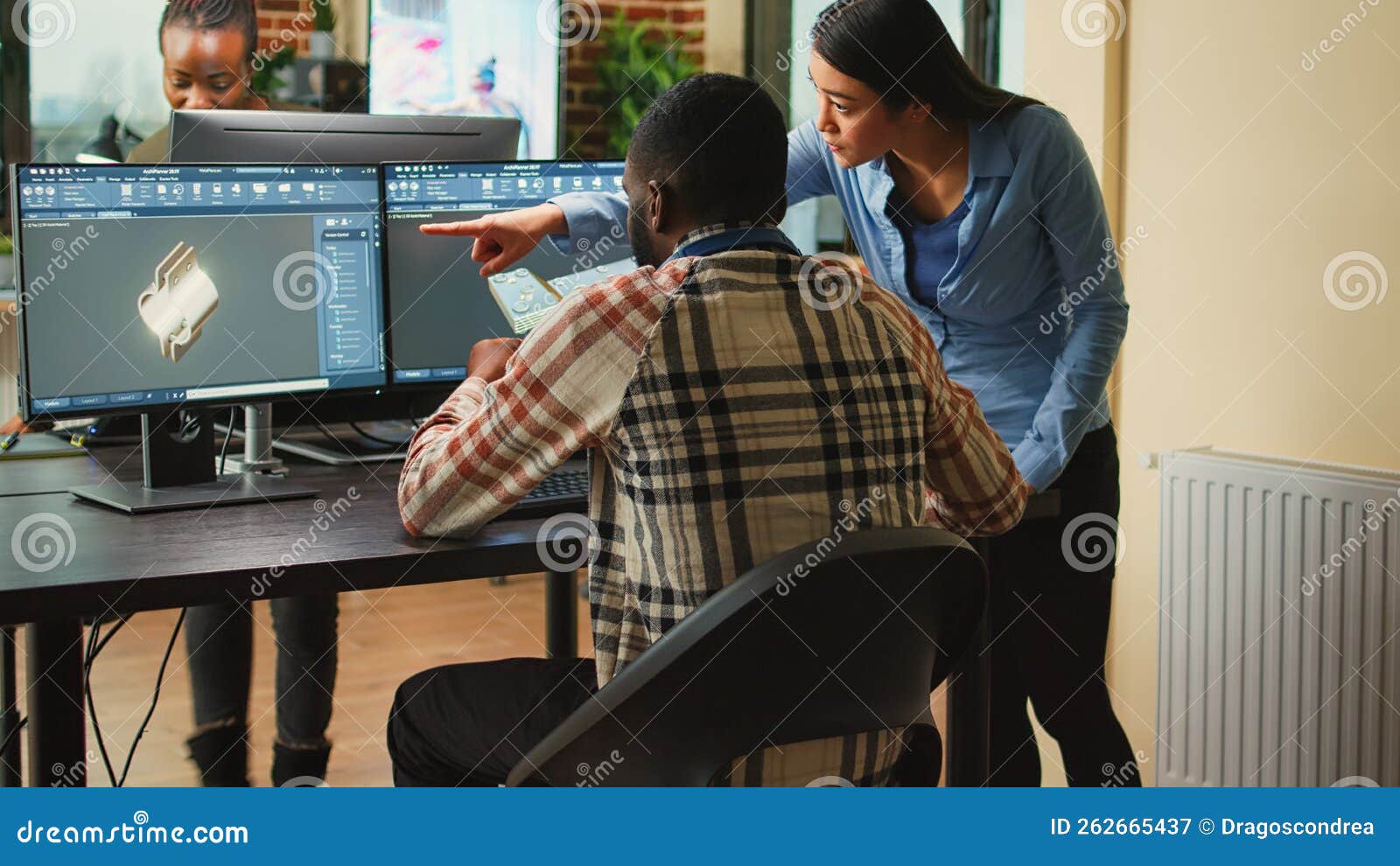 Professional Industry Experts Working on Engine Development Stock ...