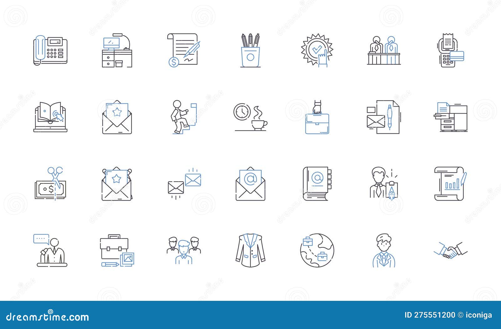Professional Integrity Line Icons Collection. Trusrthiness, Credibility ...