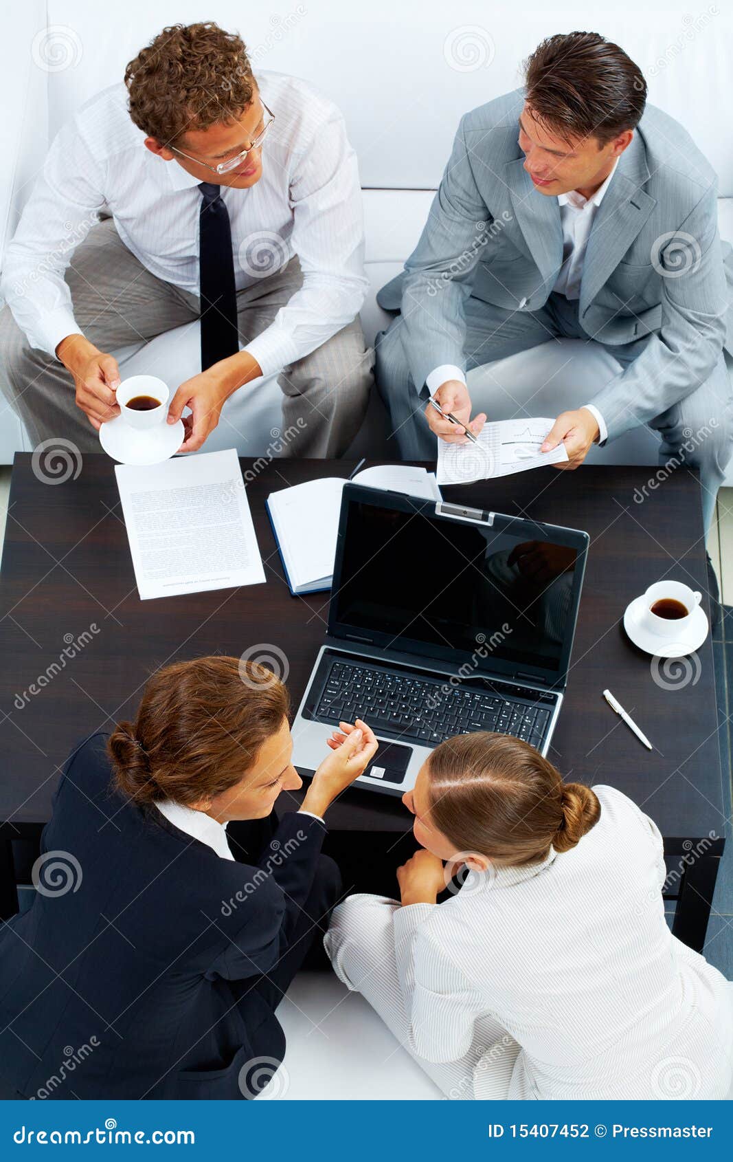Professional interaction stock photo. Image of interacting - 15407452