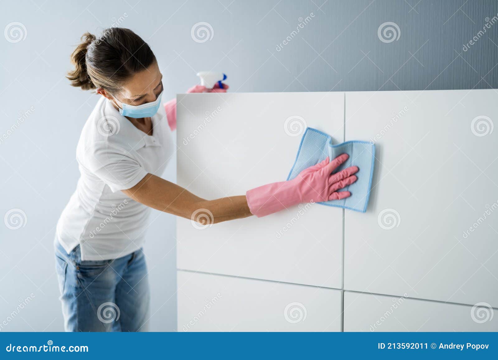 Professional Janitor Office Cleaning Service Stock Image - Image of ...