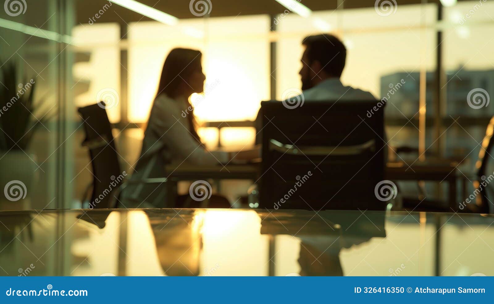 Professional Job Interview, Candidate Presenting Resume To Interviewer ...