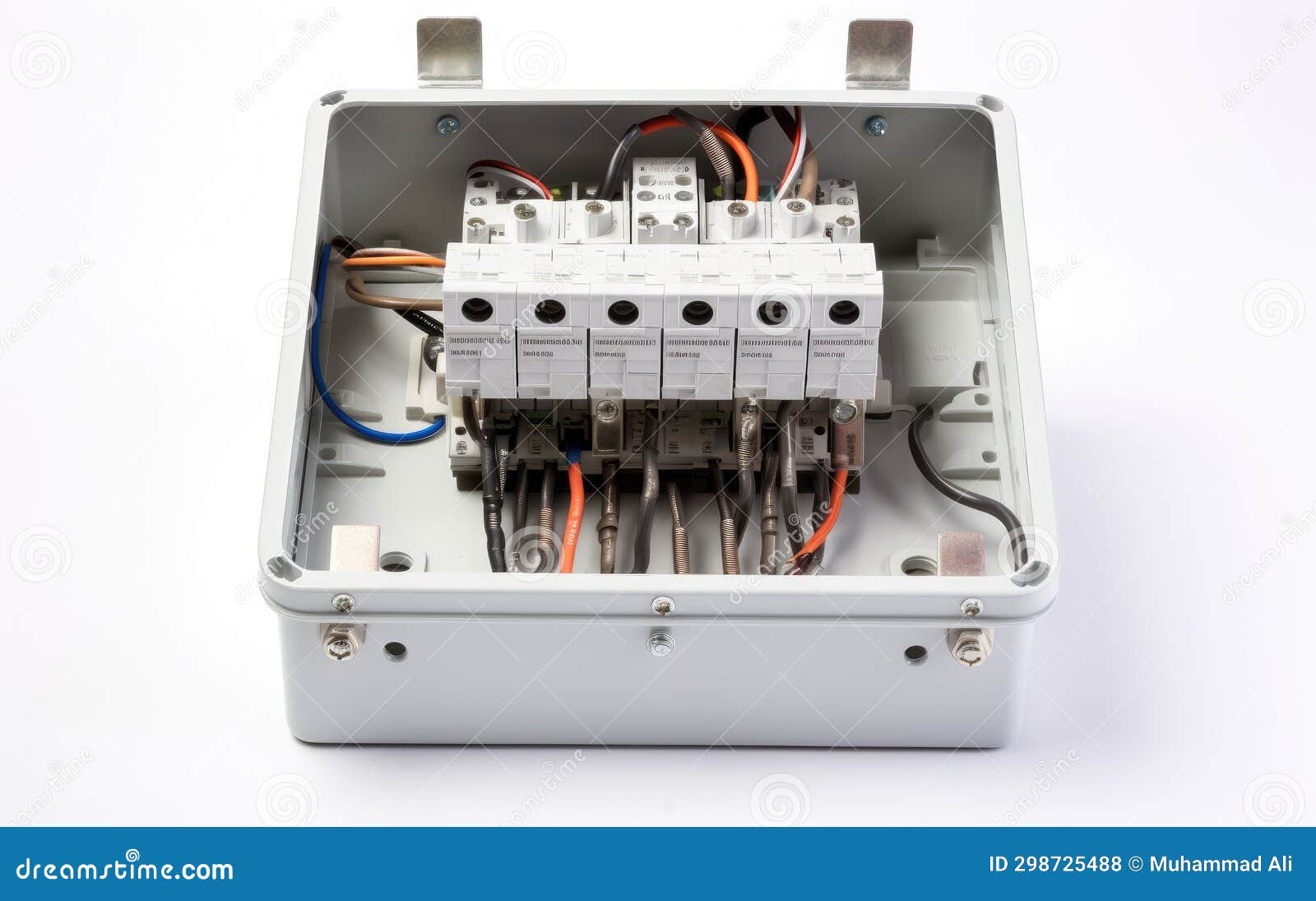 Professional Junction Box on White Background Stock Photo - Image of ...