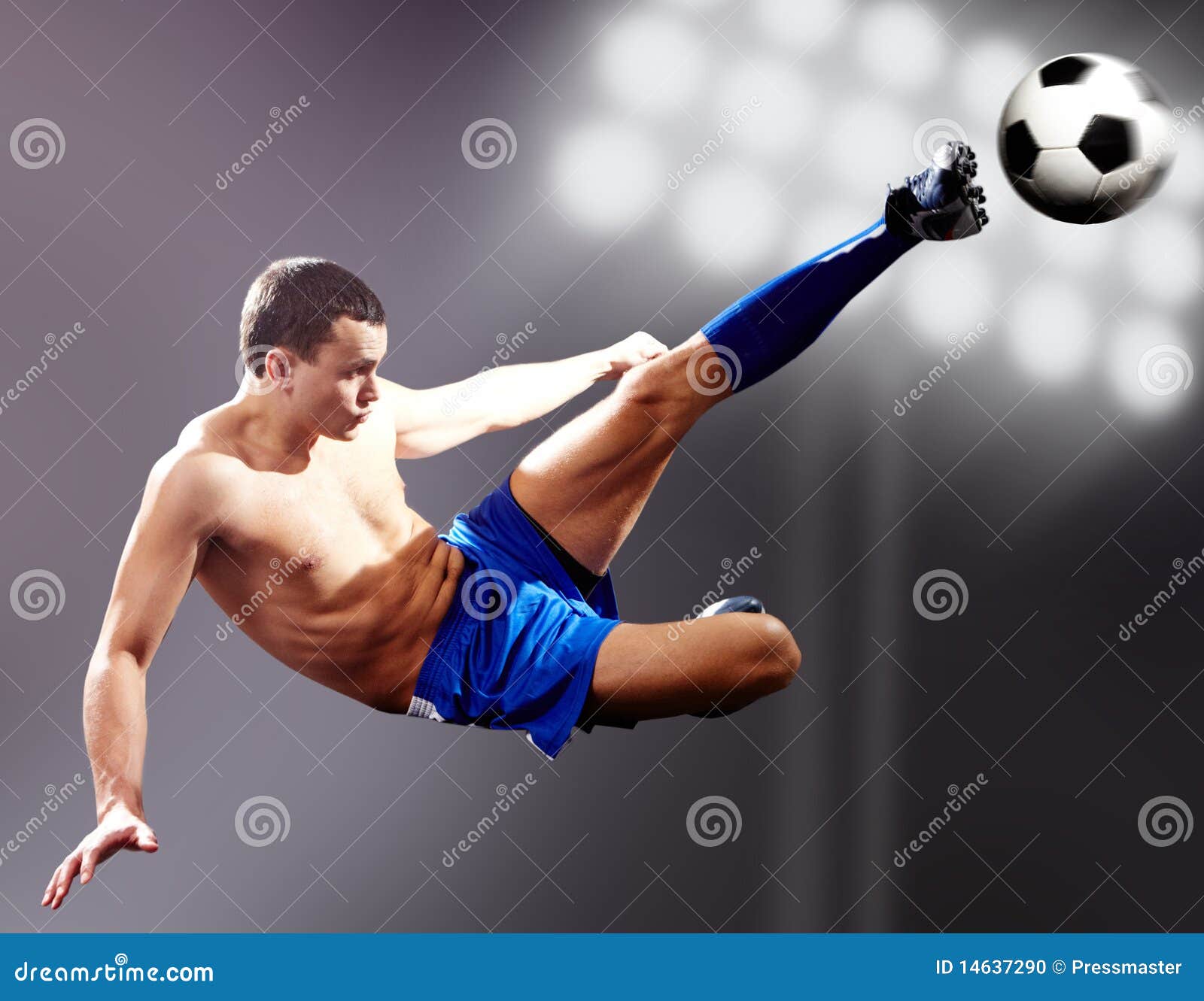 Professional kick stock photo. Image of champion, activity - 14637290