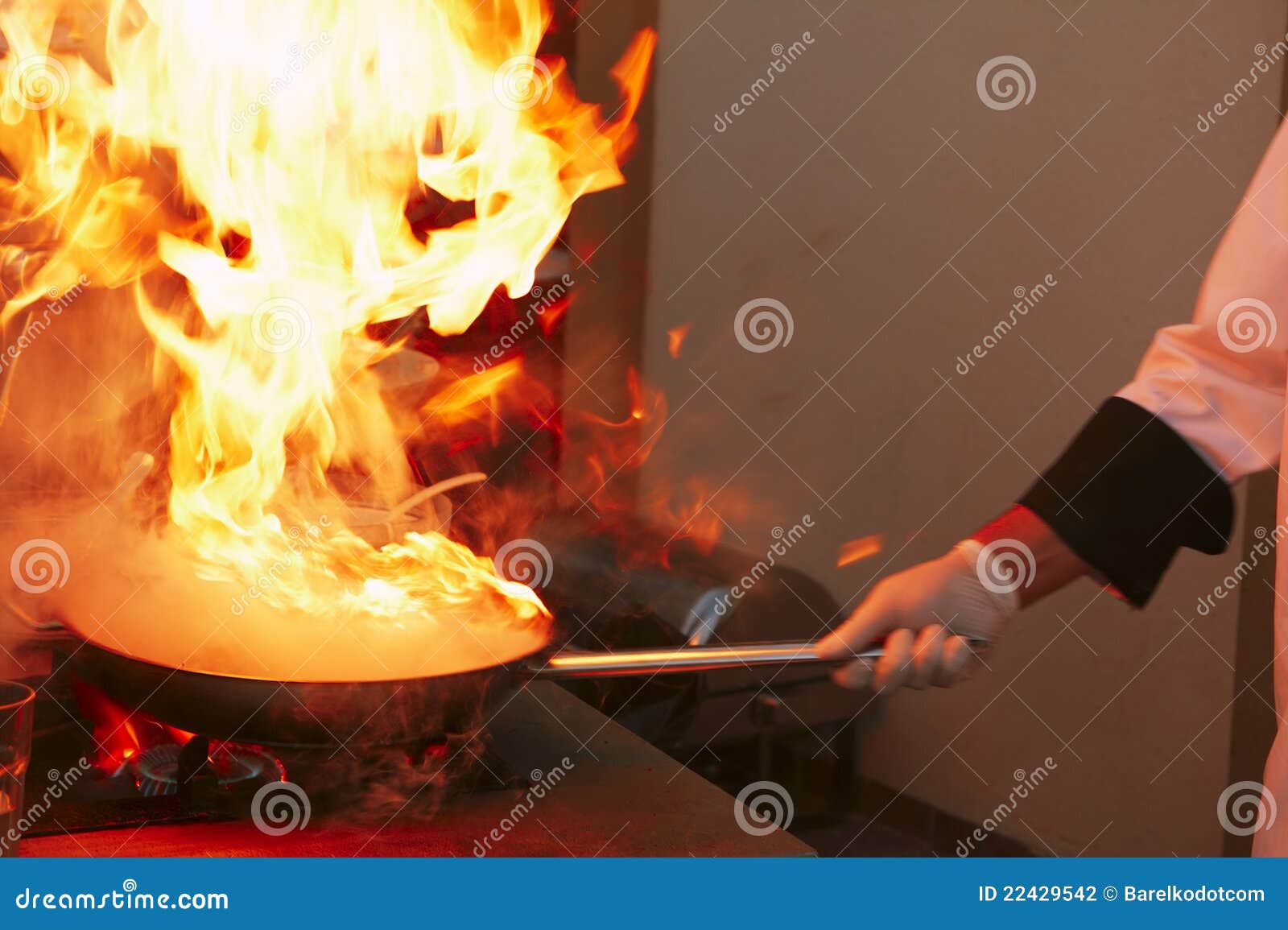 Professional Kitchen: Making Sauce Stock Photo - Image of busy, cooking ...