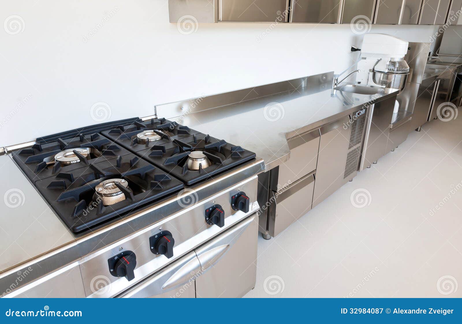 Professional kitchen stock image. Image of culinary, clean - 32984087