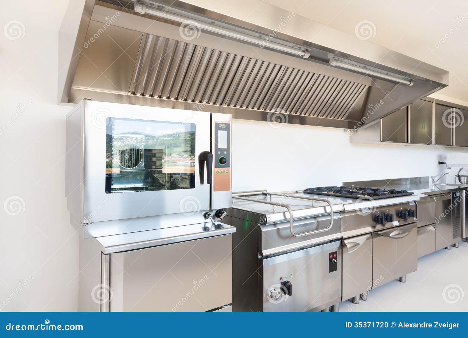 Professional kitchen stock photo. Image of preparation - 35371720