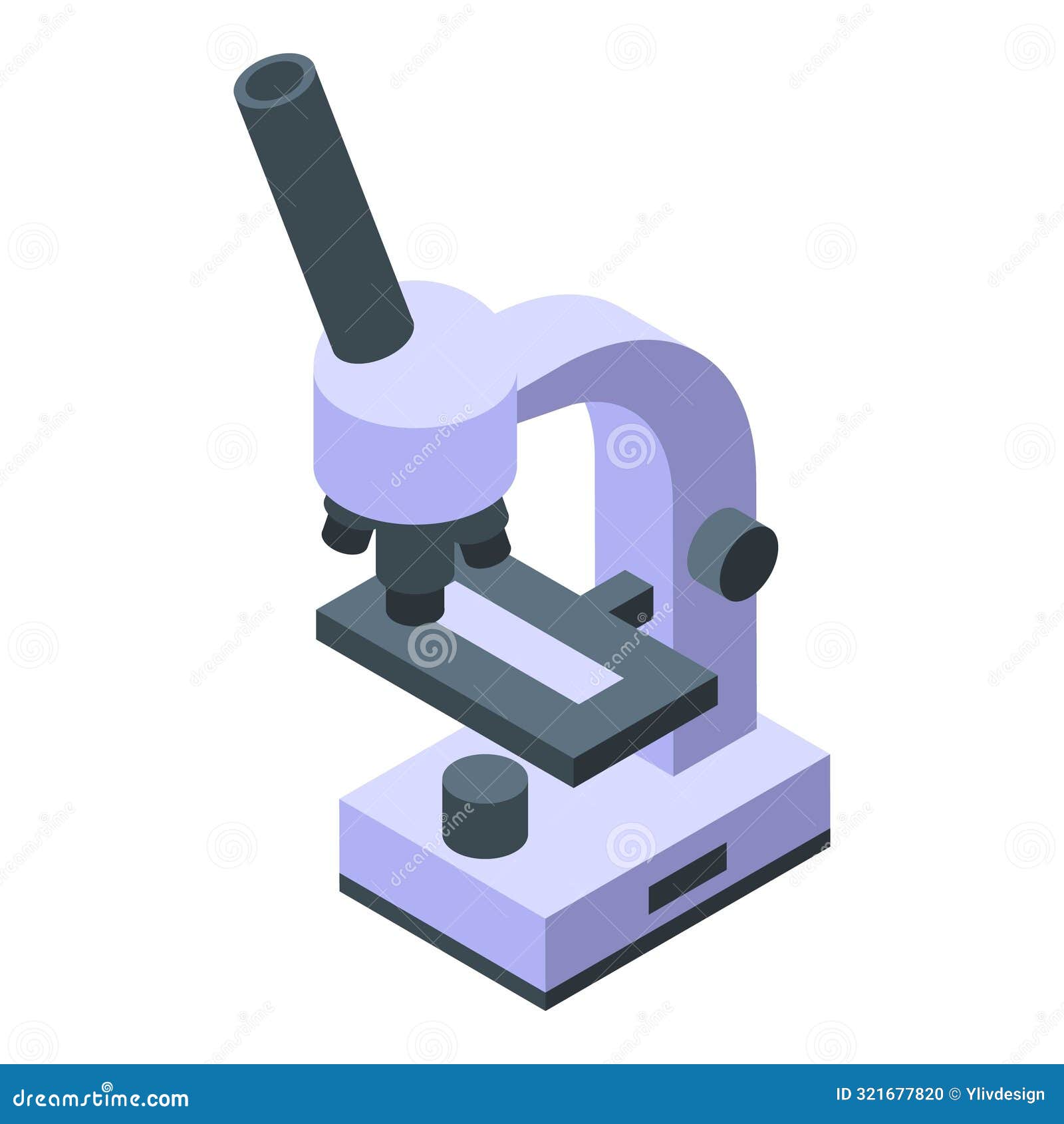 Professional Laboratory Microscope Standing on Table for Scientific ...