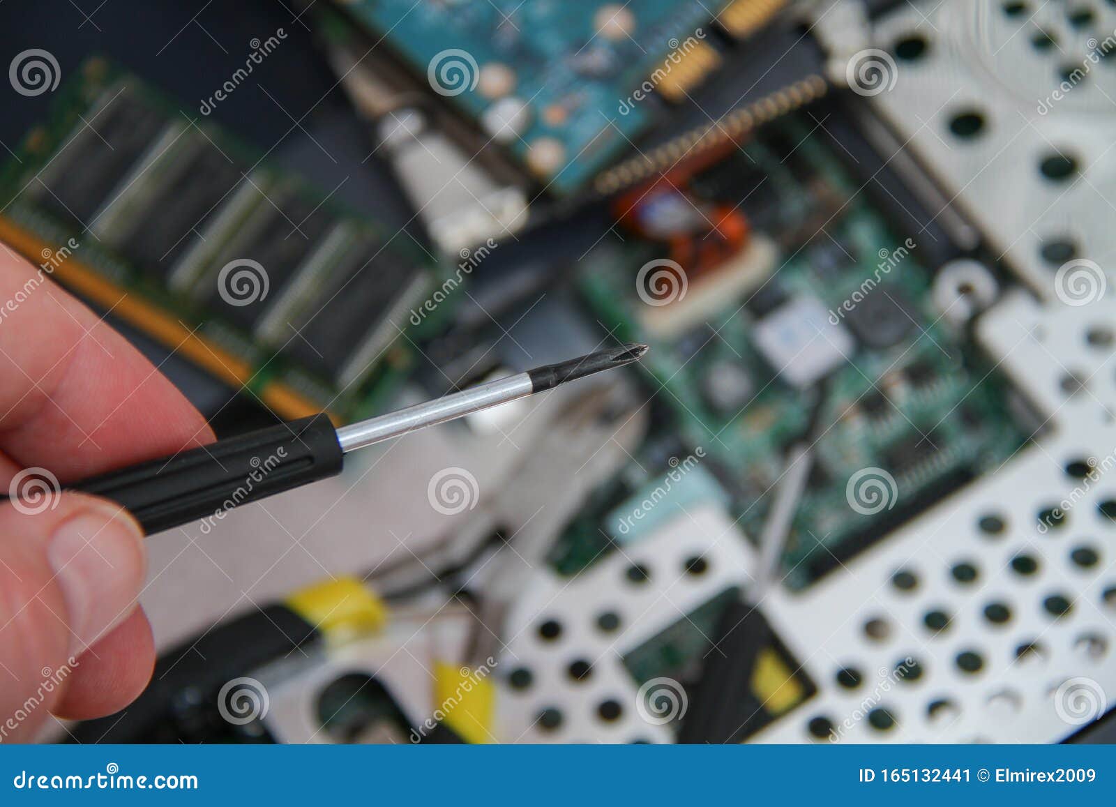 Professional laptop repair stock image. Image of installation - 165132441