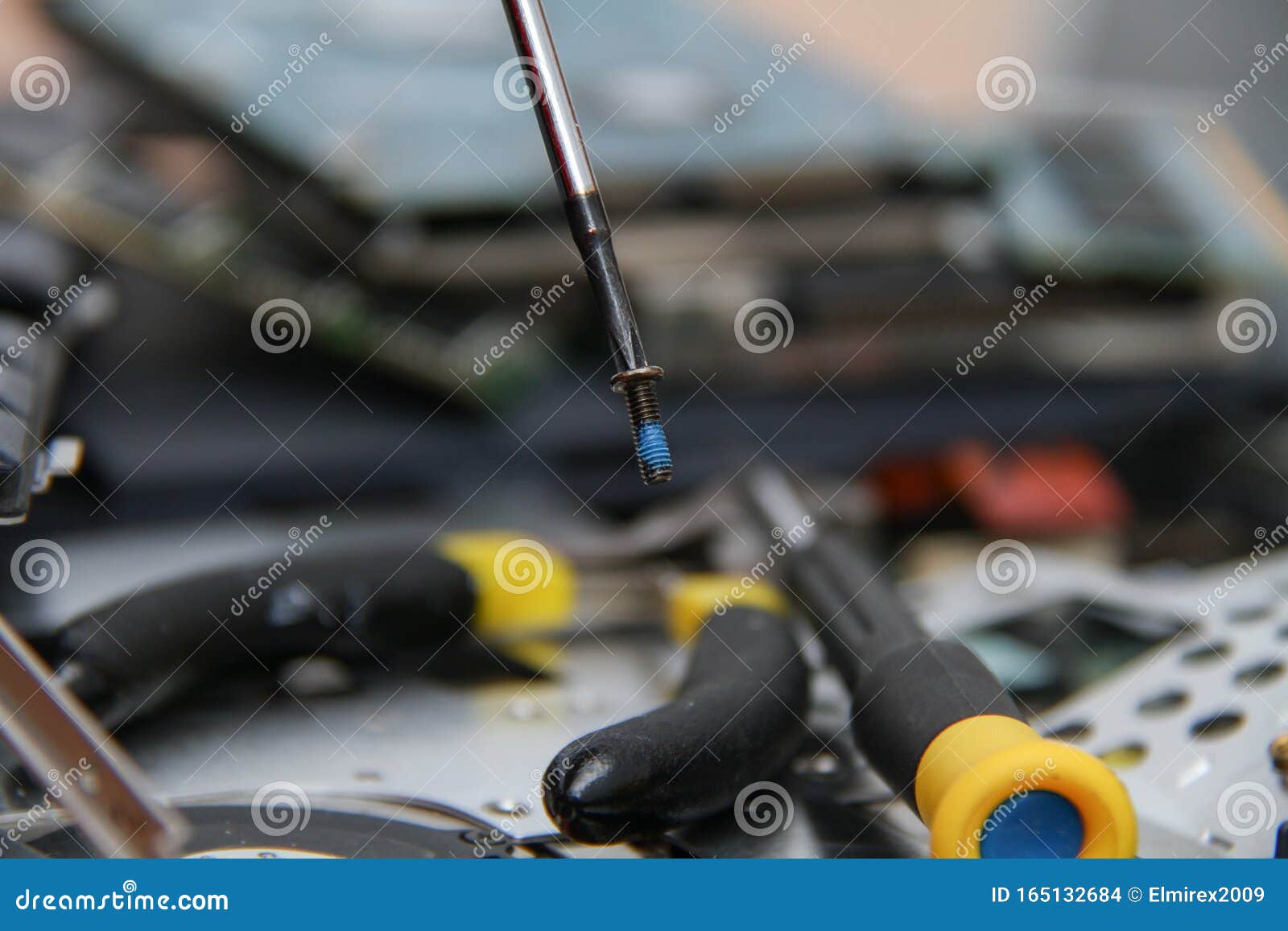 Professional laptop repair stock photo. Image of electronics - 165132684