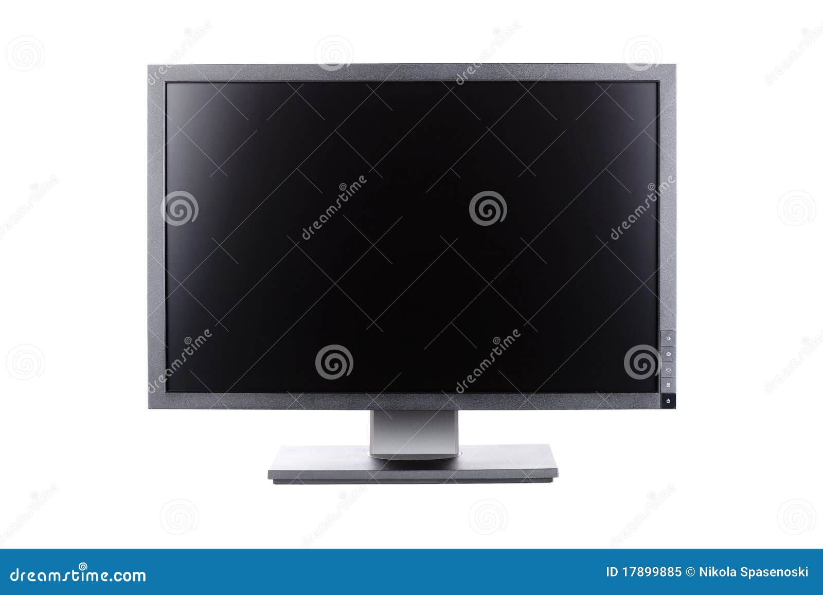Professional lcd monitor stock image. Image of desktop - 17899885