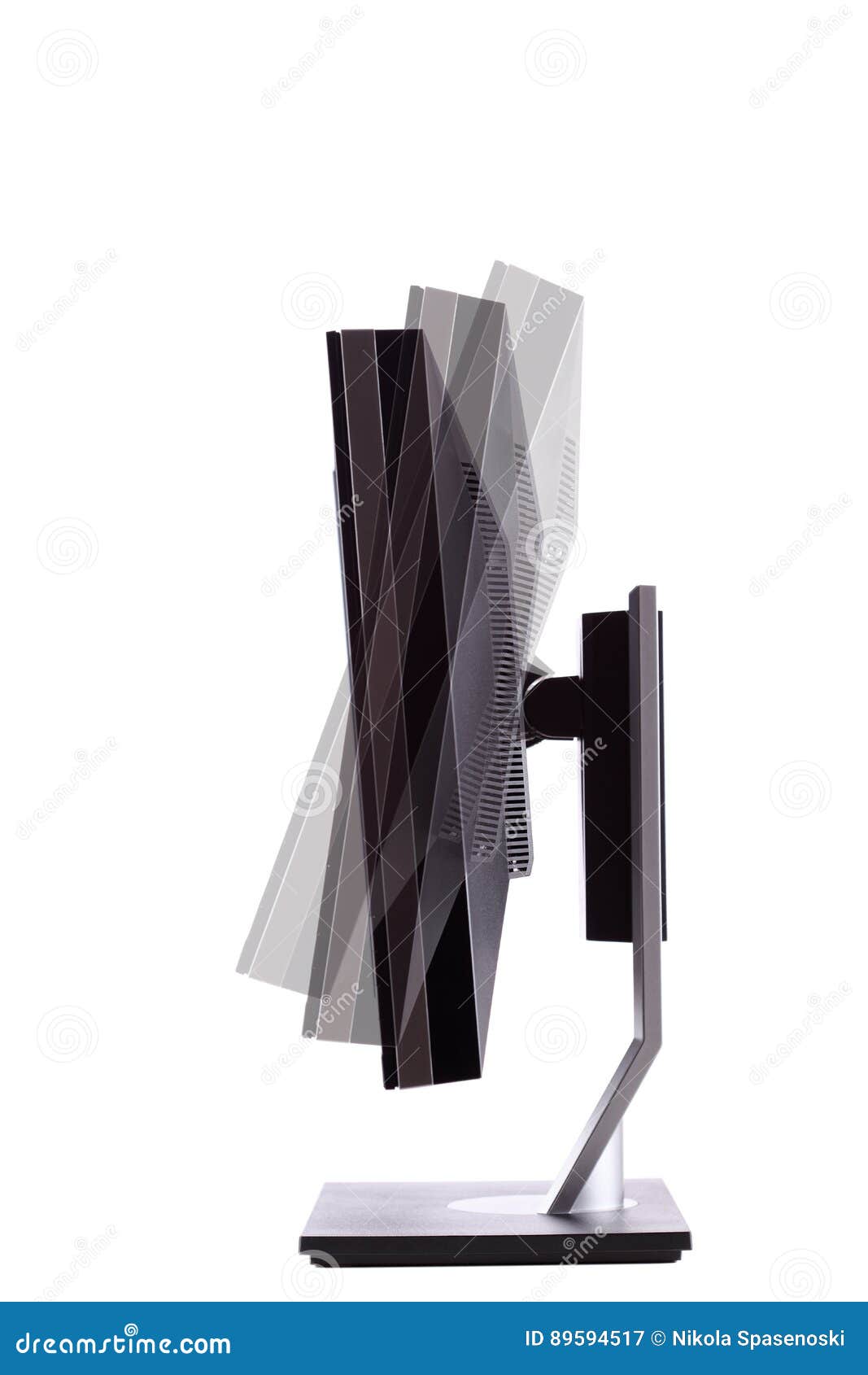 Professional lcd monitor stock illustration. Illustration of liquid ...