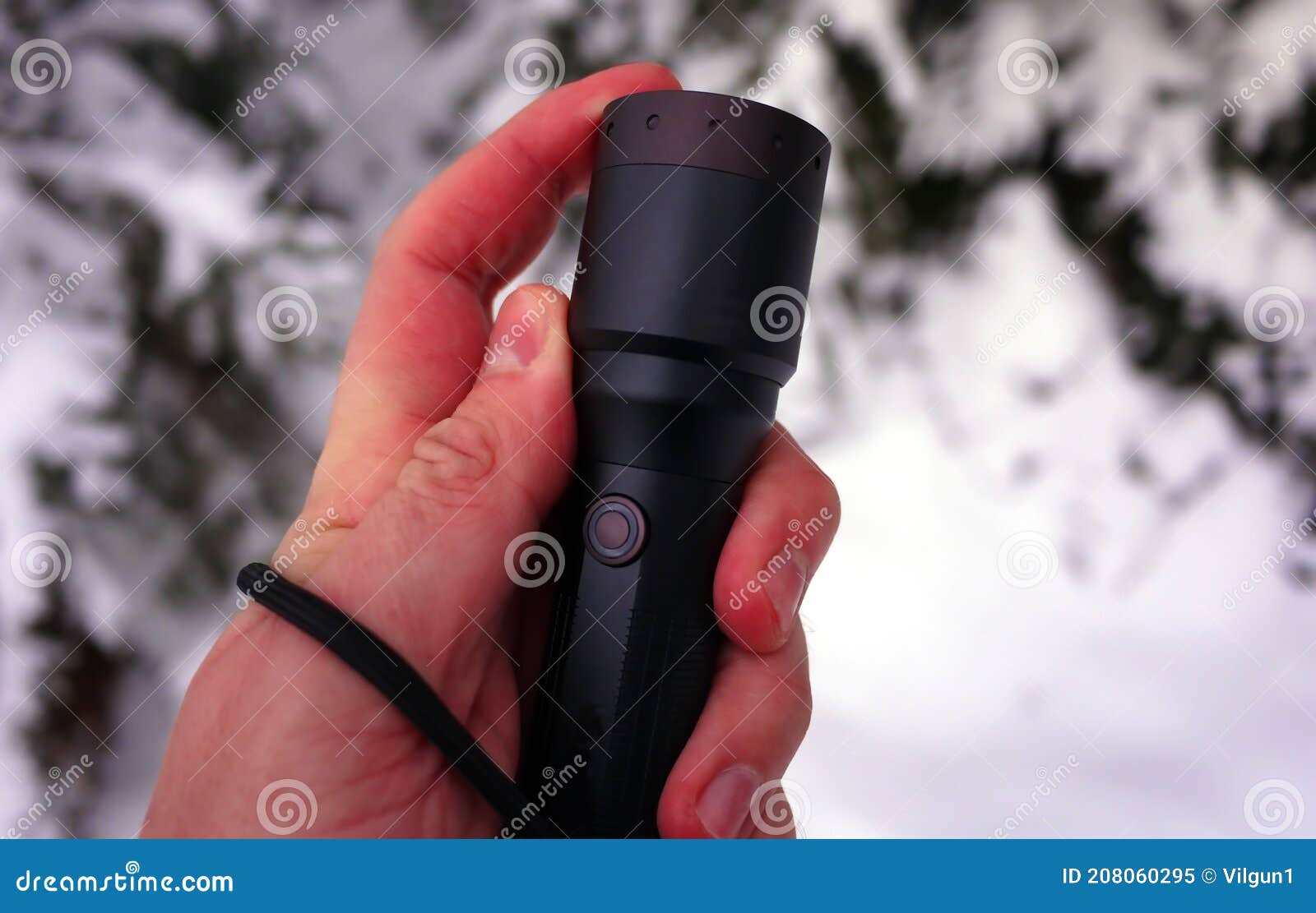 Professional LED Flashlight for Lighting. Hand-held Lantern for ...