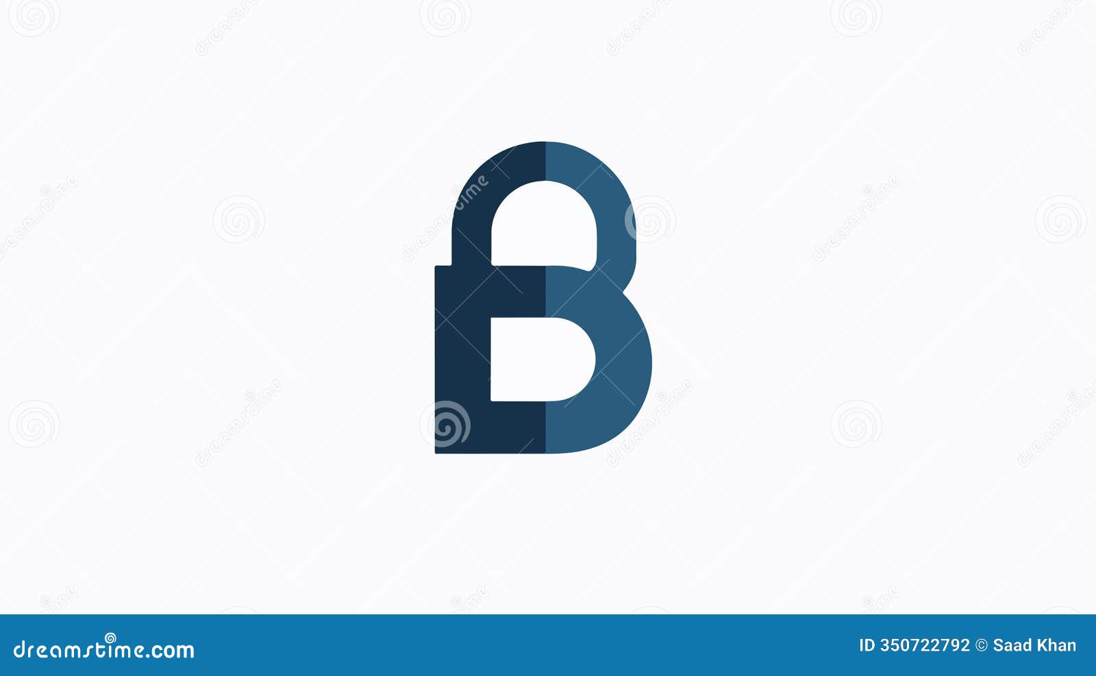 Professional Letter B Lock and Security Logo Design Concept Stock ...