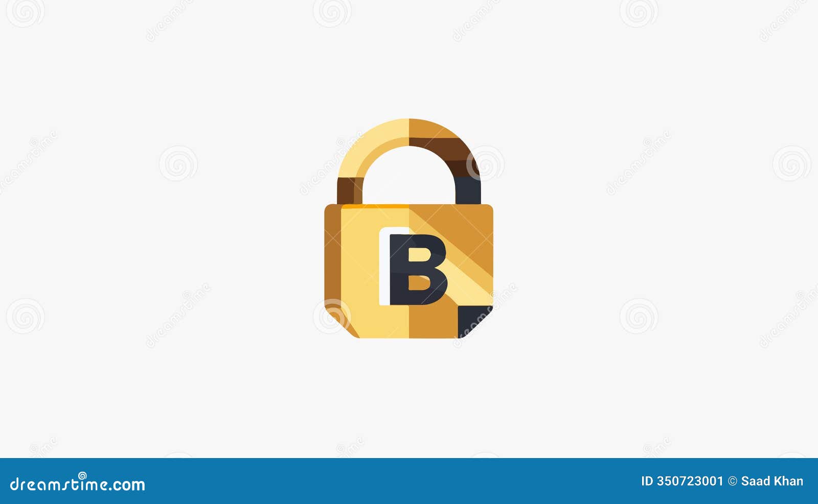 Professional Letter B Lock and Security Logo Design Concept Stock ...