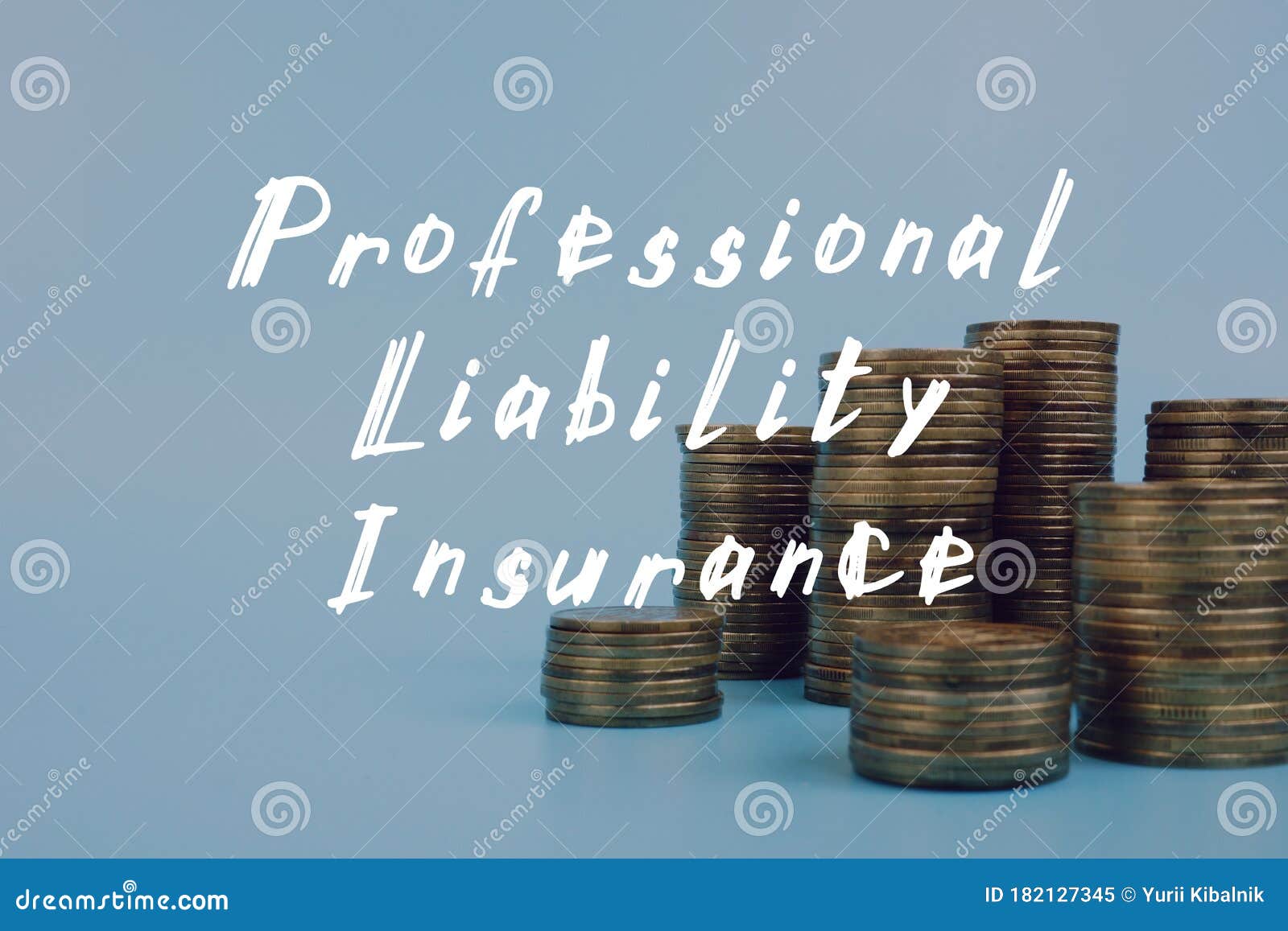 Professional Liability Insurance Phrase on the Piece of Paper Stock ...