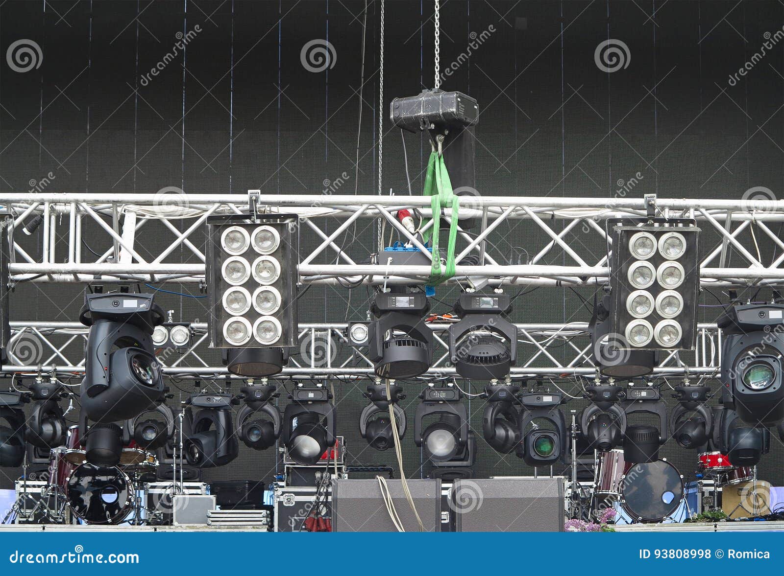 Professional Lighting Equipment Projectors, Led Light on Stage S Stock ...