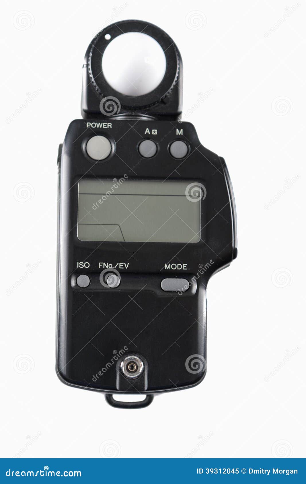 Professional Lightmeter Isolated on White Stock Image - Image of ...