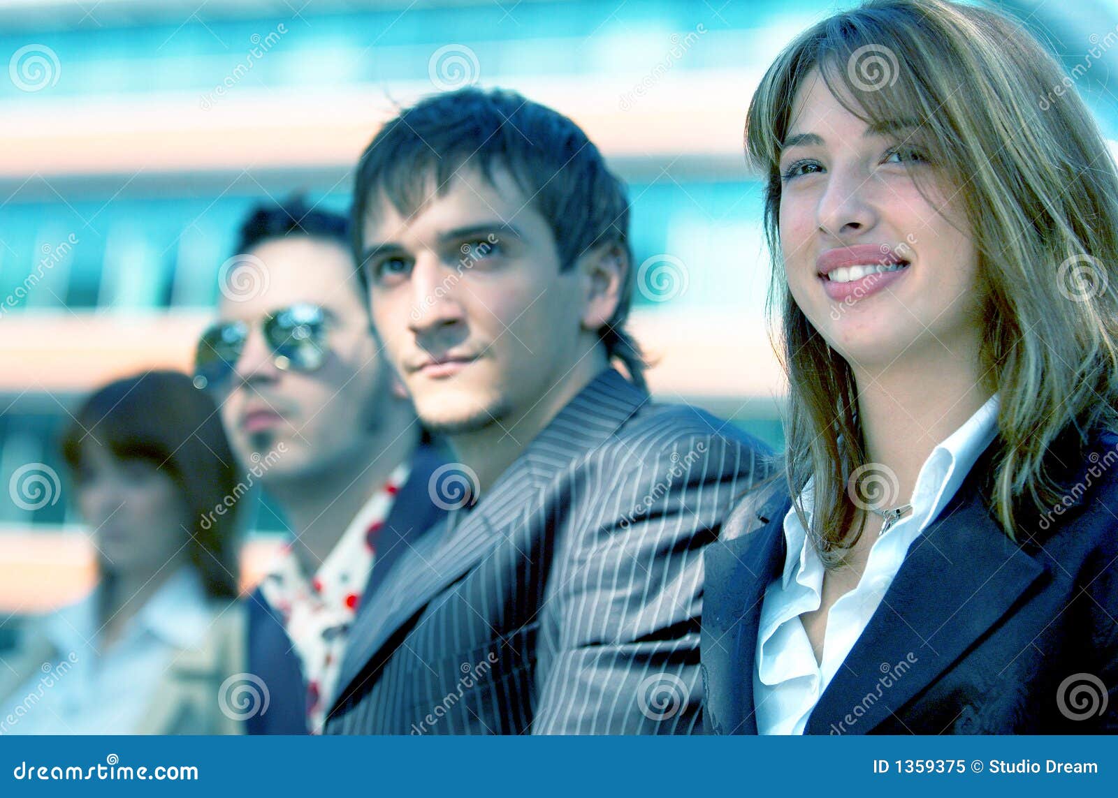 Professional Line Up stock image. Image of outside, young - 1359375