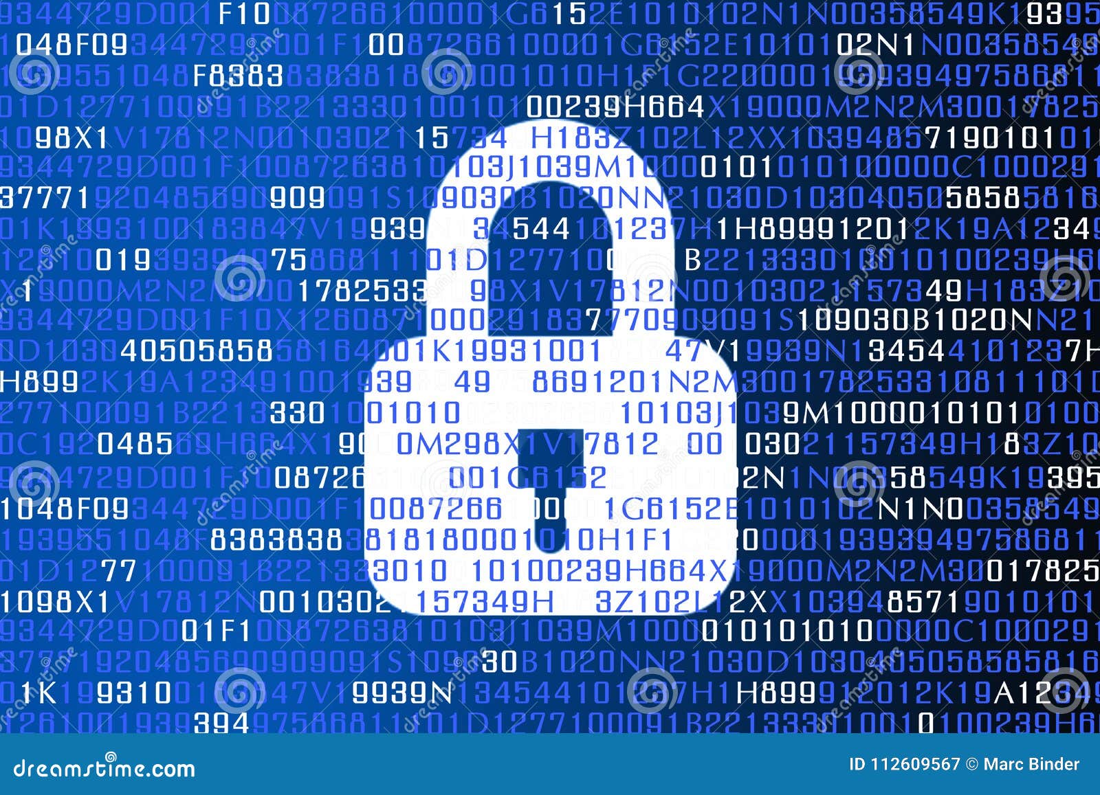 Professional Lock Screen for Laptop Screens Stock Illustration ...