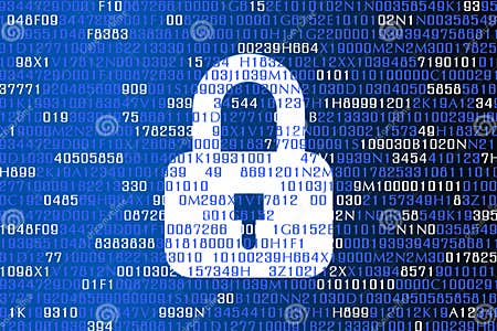 Professional Lock Screen for Laptop Screens Stock Illustration ...