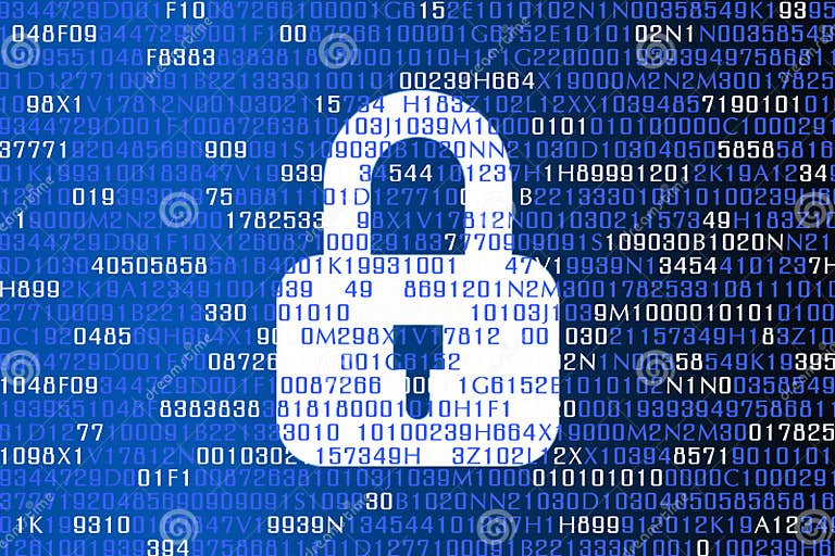 Professional Lock Screen for Laptop Screens Stock Illustration ...