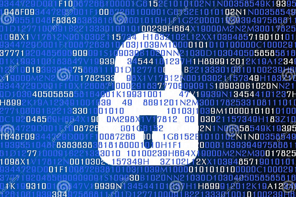 Professional Lock Screen for Laptop Screens Stock Illustration ...