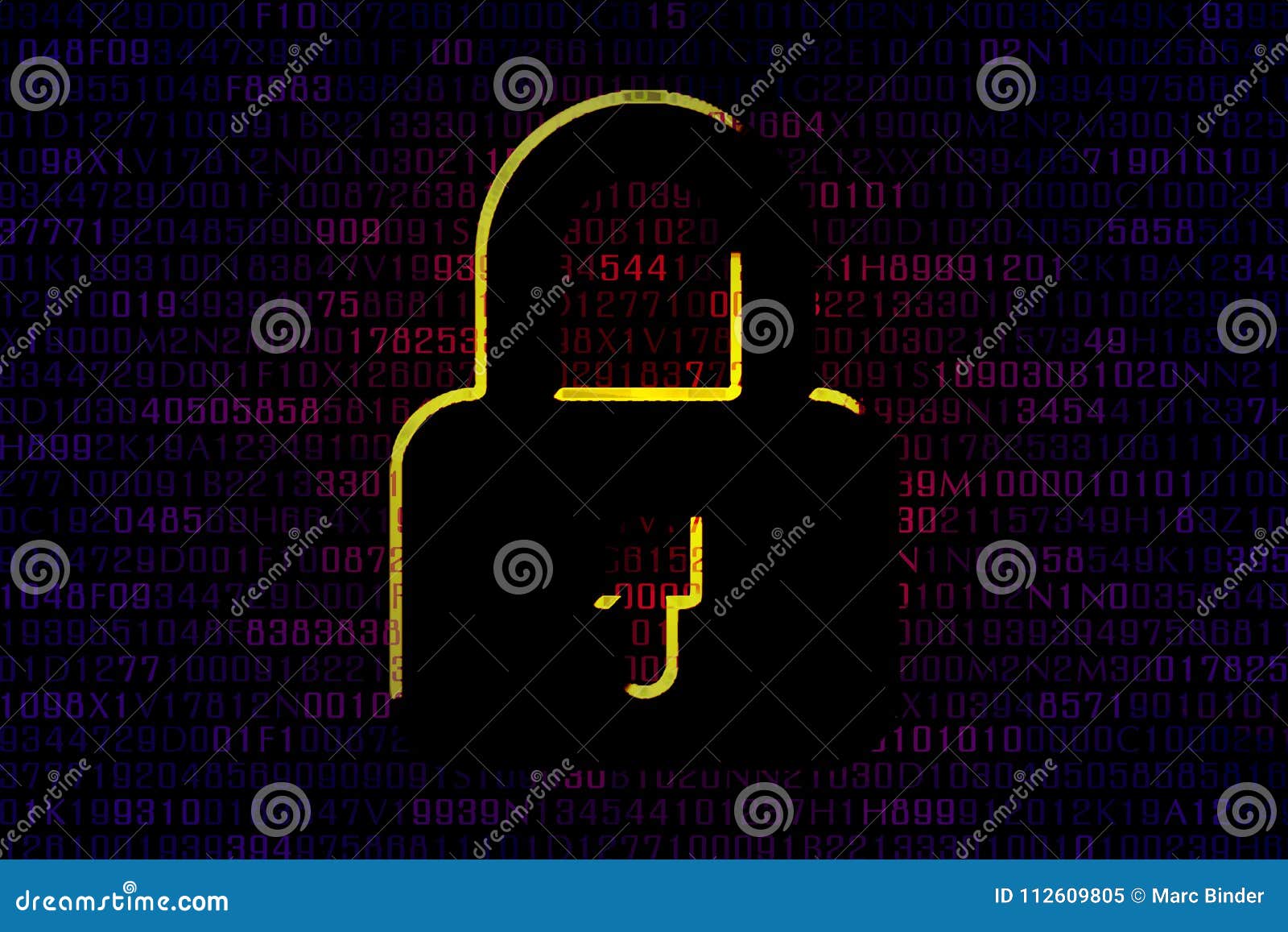 Professional Lock Screen for Laptop Screens Stock Illustration ...