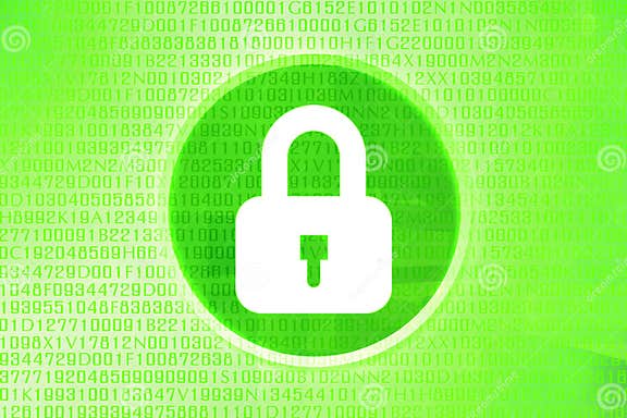 Professional Lock Screen for Laptop Screens Stock Illustration ...